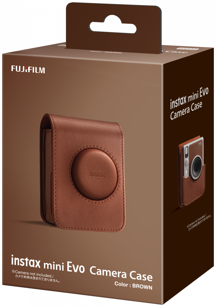 Instax Mini Evo Case Brown - Fuji Finland